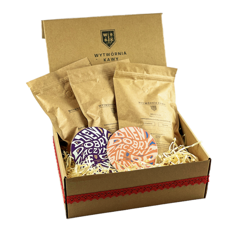 Prezentowy Zestaw Kaw to idealny upominek na każdą okazję. Trzy ...